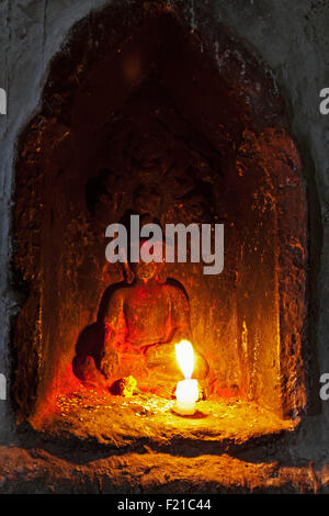Bodhnath, Nepal. Shrine to the Goddess Ajima, or Hariti, Goddess of ...