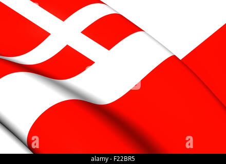 Flag of Utrecht, Netherlands. Close Up Stock Photo - Alamy