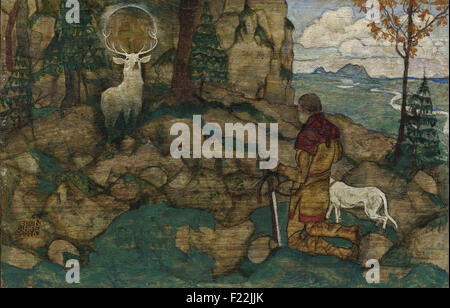 Egon Schiele - The Vision of Saint Hubert - 1916 Stock Photo - Alamy