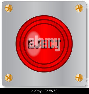 Emergency button, artwork Stock Photo - Alamy