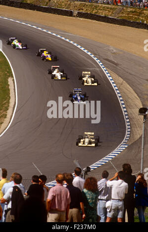 spectators at brands hatch race circuit kent england Stock Photo - Alamy