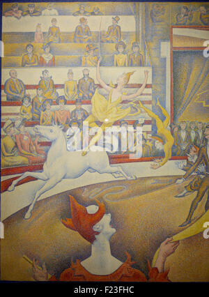 Georges Seurat - the Circus Stock Photo - Alamy