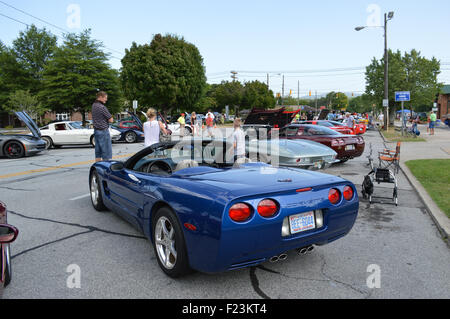 A Blue 2002 Corvette C5 Convertible Stock Photo - Alamy