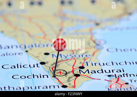 India map ; Plan of the city of Cochin ; Kochi ; Kerala ; India Stock ...