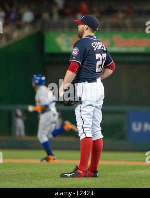 Washington Nationals relief pitcher Drew Storen (58) pitches in the 6th ...