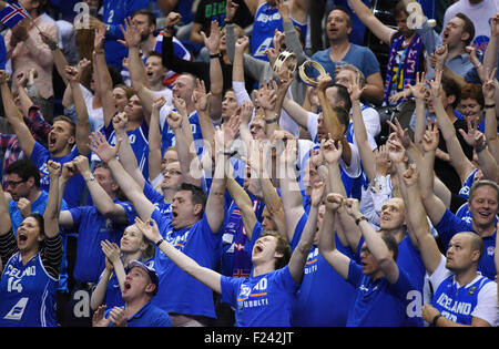 Germany fans cheer during the Eurobasket, European Basketball ...