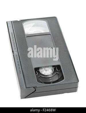Analog video home system (VHS) tape isolated on white background Stock ...