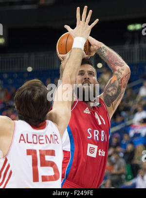Miroslav Raduljica of Serbia during the FIBA EuroBasket 2021 Qualifier ...