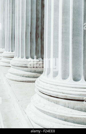 Retro Photo Of Composite Greek Style Columns Stock Photo - Alamy