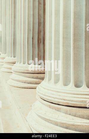 Retro Photo Of Composite Greek Style Columns Stock Photo - Alamy