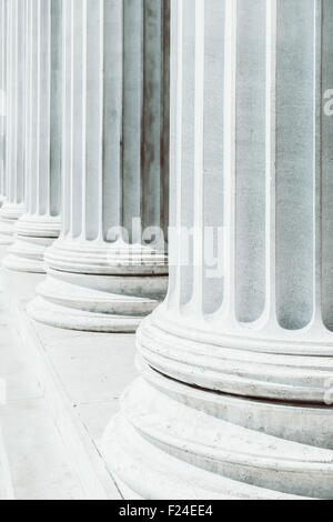 Retro Photo Of Composite Greek Style Columns Stock Photo - Alamy