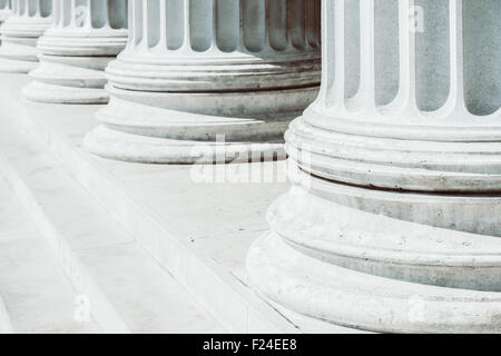 Retro Photo Of Composite Greek Style Columns Stock Photo - Alamy