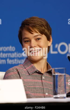 Actor Judah Lewis attends the press conference of Demolition during the ...