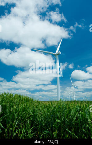 Wind farms in central Indiana, USA Stock Photo - Alamy