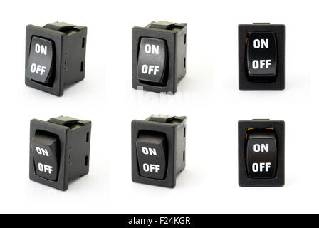 toggle switch on white background. Isolated 3D illustration Stock Photo ...