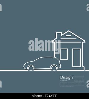 minimal car logo template Stock Vector Image & Art - Alamy