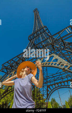 Eiffel tower of Filiatra village at Peloponnese, Greece Stock Photo - Alamy