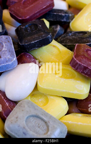 A lot of colorful soaps Stock Photo - Alamy