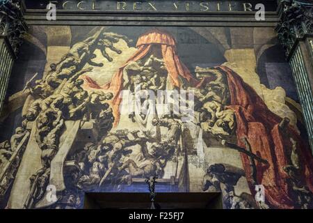 Spain, Catalonia, Barcelona Province, Vic, Sant Pere cathedral ...