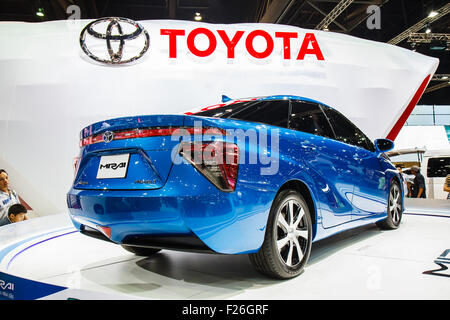 Bangkok, Thailand - April 4, 2015: Toyota car shows in 36 Bangkok ...