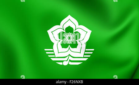 Flag of Harbin, China. Close Up Stock Photo - Alamy