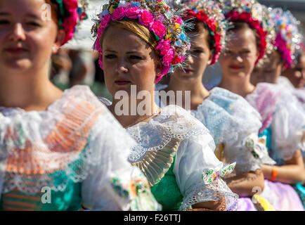 Moravian folk costumes Stock Photo - Alamy
