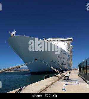 Allure of the Seas, operated by Royal Caribbean International, is one ...