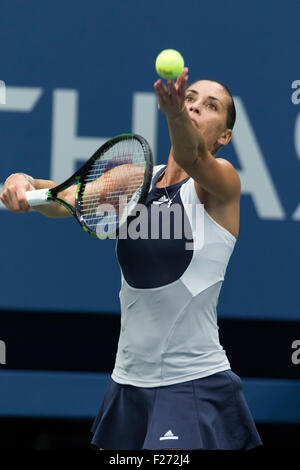 Flavvia Pennetta (ITA) winner during the Women's Final at the 2015 US ...