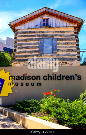 The Children's Museum building in downtown Madison Wisconsin Stock ...