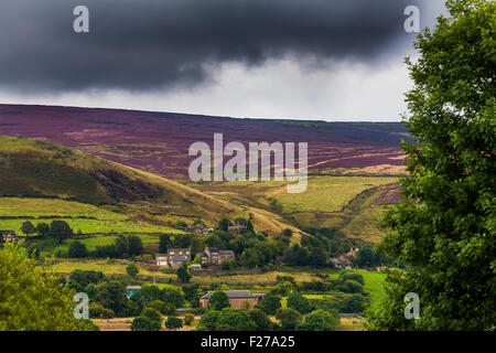 Mossley and the Tame Valley. Tameside, Greater Manchester, England, UK ...