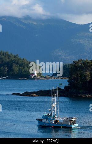 Alaska, Rockwell Lighthouse Sitka Sound, United States Stock Photo - Alamy
