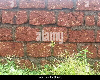 Old Laterite stone wall, texture Stock Photo - Alamy