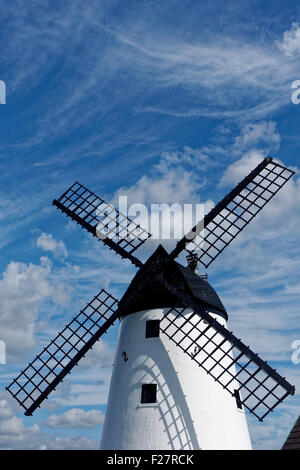 The famous Lytham St Annes windmill, on the Lancashire coast, United ...