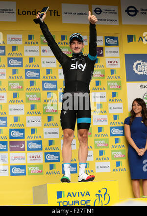 Elia Viviani winner of stage 1of the Tour Down Under in Adelaide ...