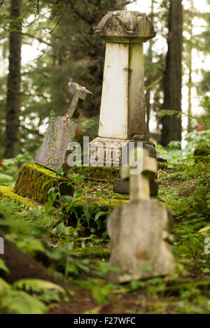 Russian Cemetery in Sitka, Alaska Stock Photo - Alamy