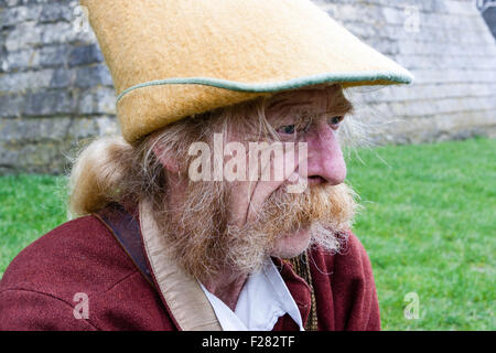 Close up of Phil Howard. Senior adult male. Very characterful face with ...