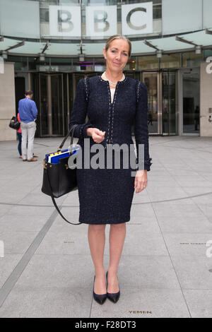 Rona Alison Fairhead pictured outside BBC broadcasting house after ...