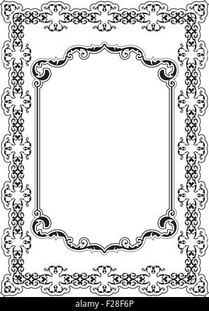 nice ornate frame design Stock Vector Image & Art - Alamy