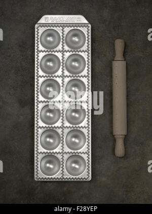 tools for making ravioli Stock Photo - Alamy