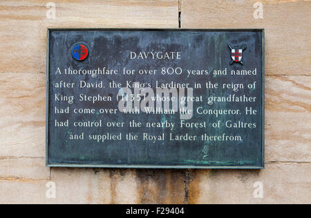 Davygate in York Stock Photo - Alamy