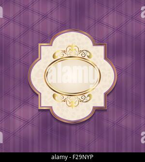 Vintage label with floral elements Stock Vector Image & Art - Alamy