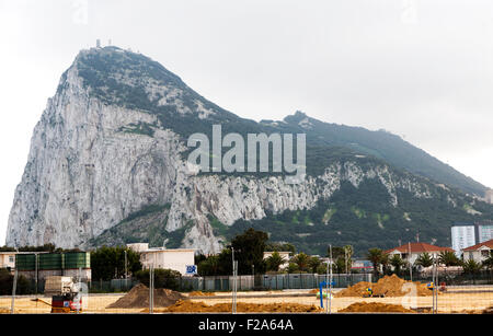 Gibraltar / Spain border & customs Stock Photo - Alamy