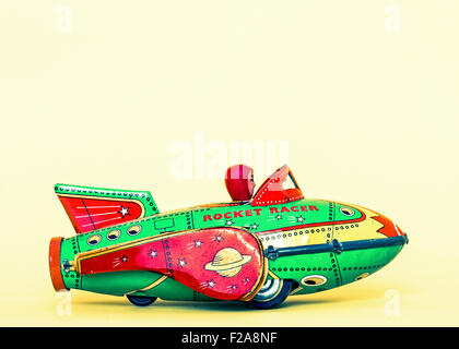 retro rocket toys Stock Photo - Alamy