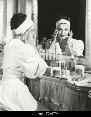 Woman with face mask Stock Photo - Alamy