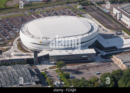 The Centre Videotron arena is pictured in Quebec City in the first day ...