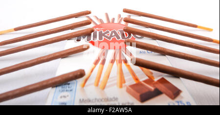 Biscuit stick Snack Mikado- Snack palillo de pan Mikado Pocky Stock ...