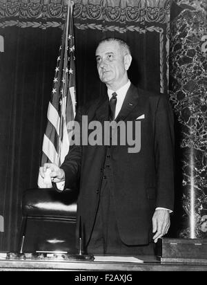 Vice President Lyndon Johnson (on right) in Berlin. VP Johnson's ...