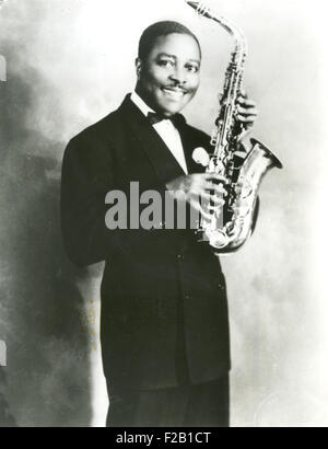 LOUIS JORDAN (1908-1975) US musician with his Tympany Five band about ...