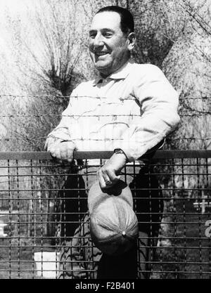 Former Argentine President Juan Peron, with Nelida (Nelly) Rivas, in ...