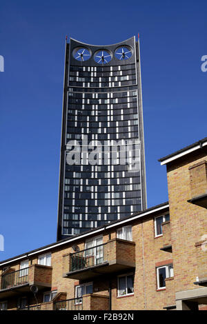 The Strata building with integrated wind turbines that provide 8% of ...